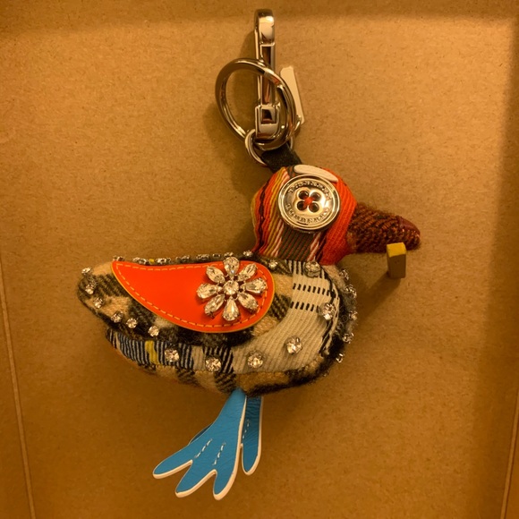 Burberry | Accessories | Burberry Seagull Crystal Key Charm | Poshmark